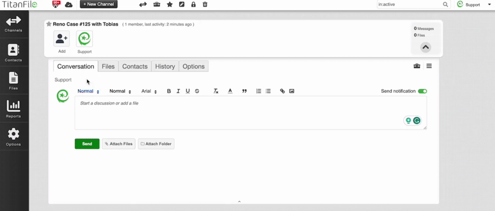How to share files for the first time – TitanFile Support