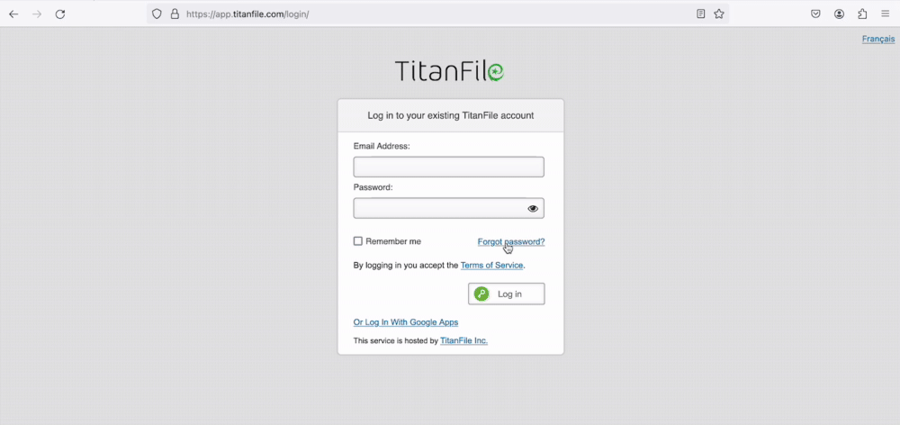 Why is the "Access Files" link sending me to a login page? – TitanFile ...