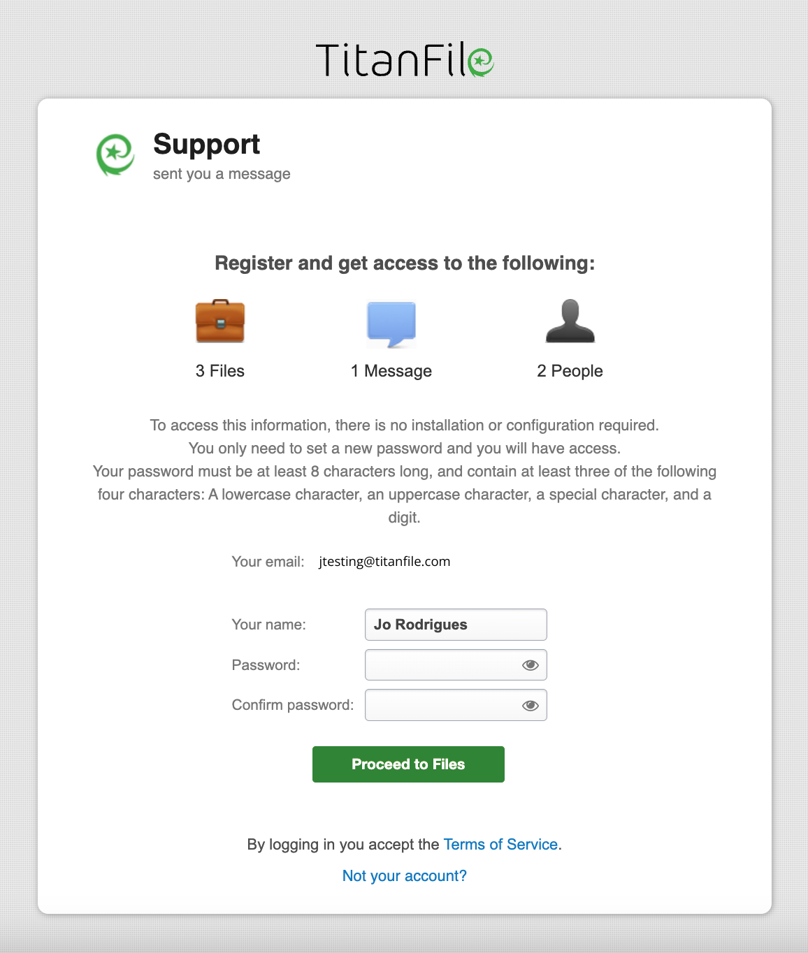 Why is the "Access Files" link sending me to a login page? – TitanFile ...