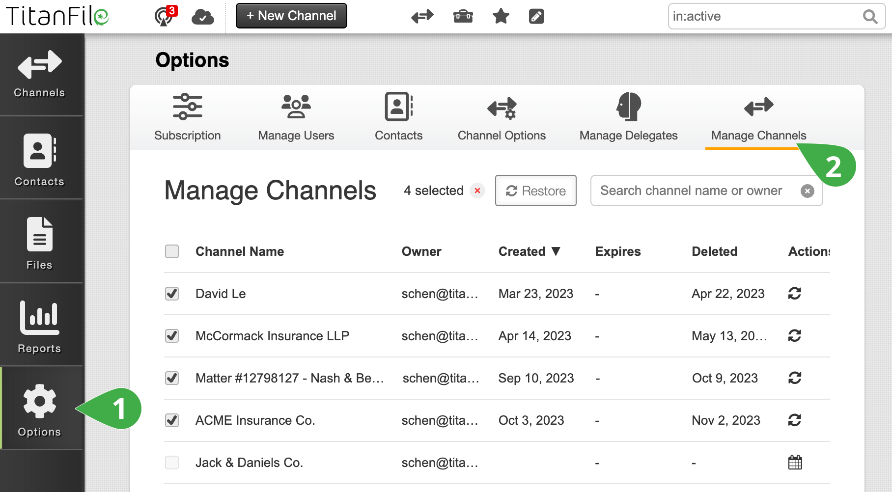 How to Bulk Edit Channels in TitanFile – TitanFile Support