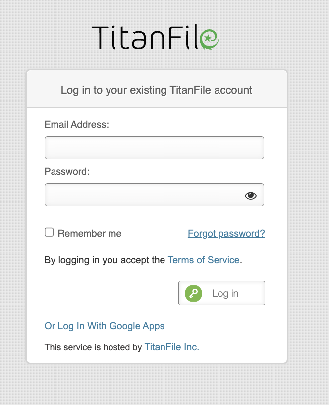 Why is the "Access Files" link sending me to a login page? – TitanFile ...