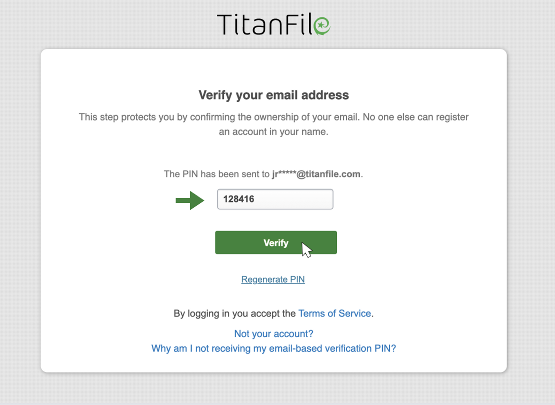 How to verify your account with email-based verification PIN ...