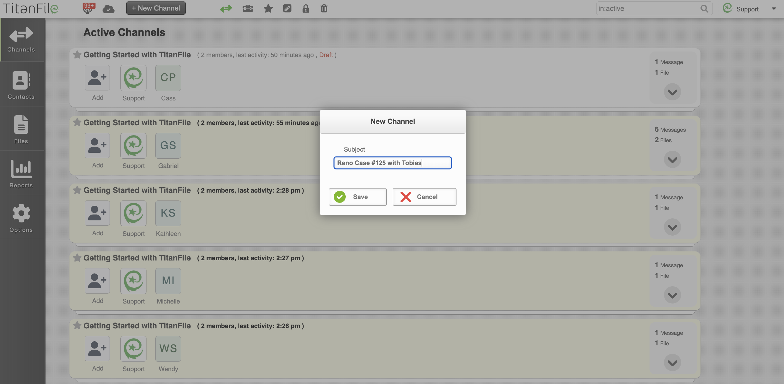 How to share files for the first time – TitanFile Support