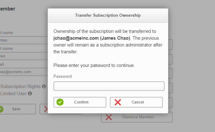 How to transfer subscription ownership to a subscription administrator ...