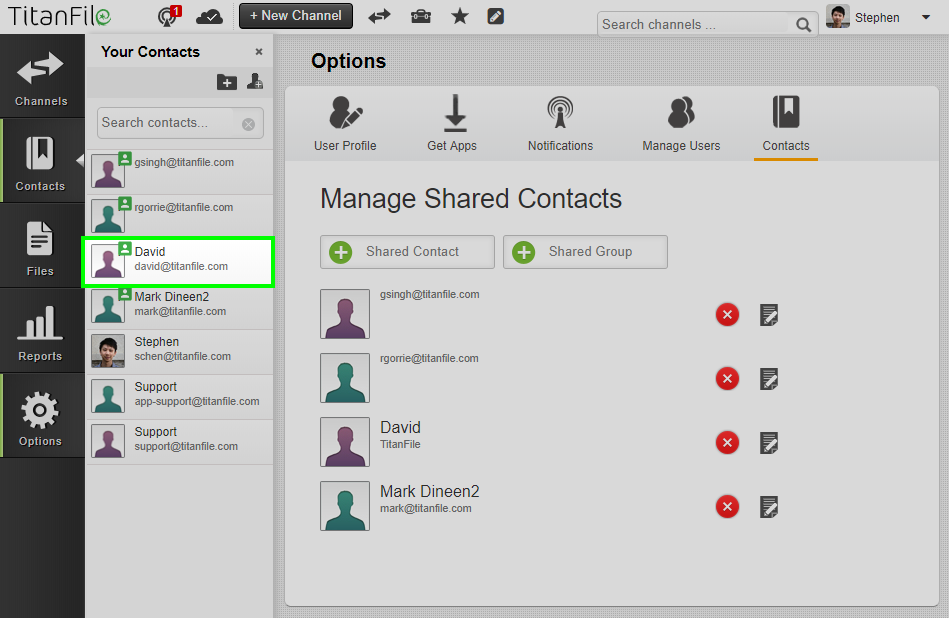 How to add Shared Contacts to your subscription – TitanFile Support