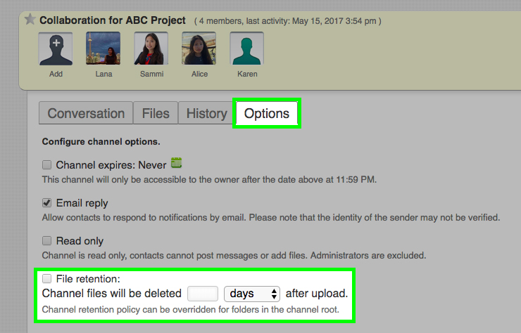 How do I set a file retention period in my channel? – TitanFile Support