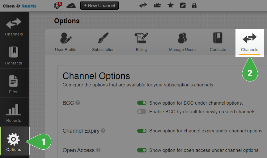 How to Configure Global Channel Options – TitanFile Support