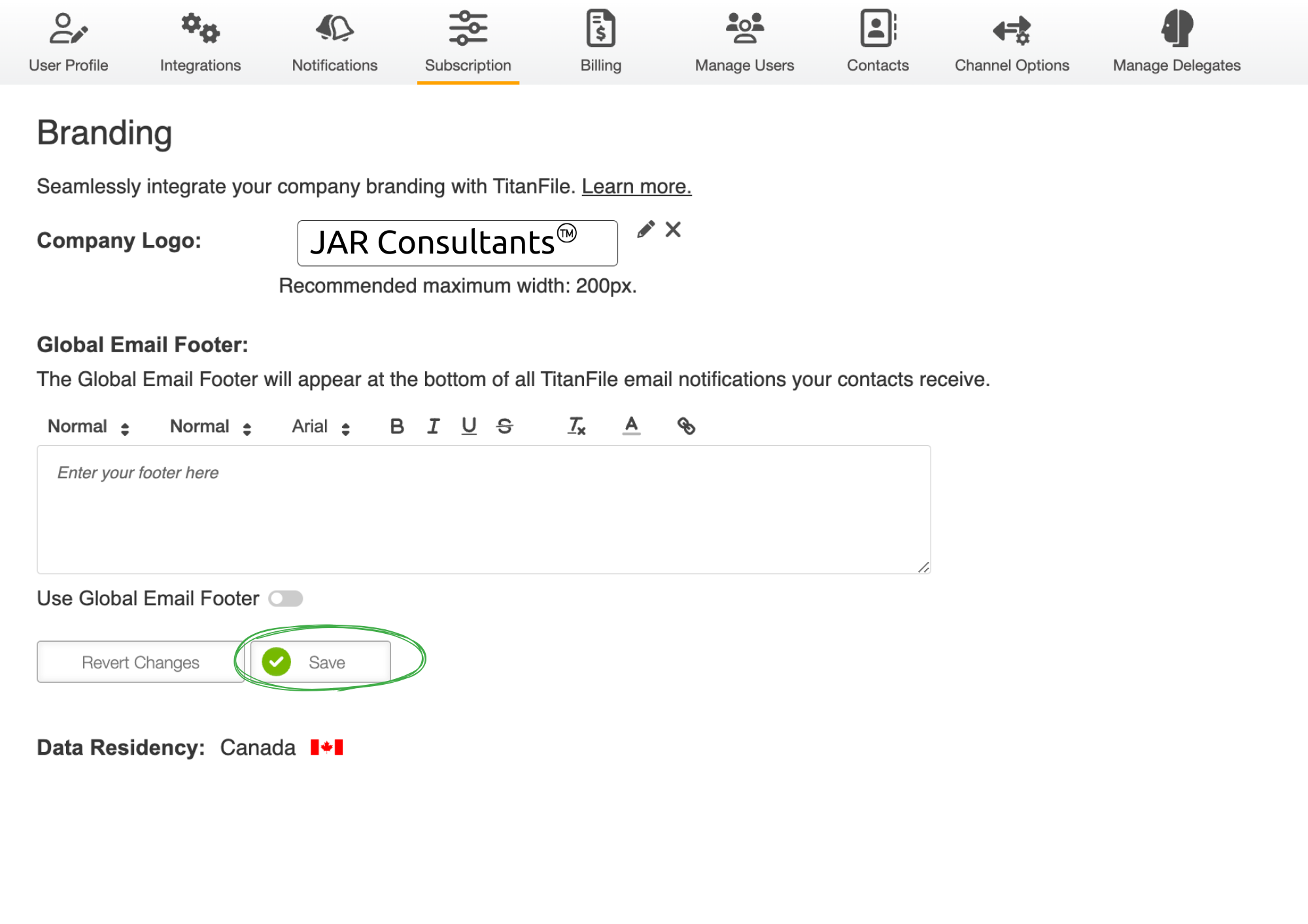 What branding options does TitanFile offer? – TitanFile Support