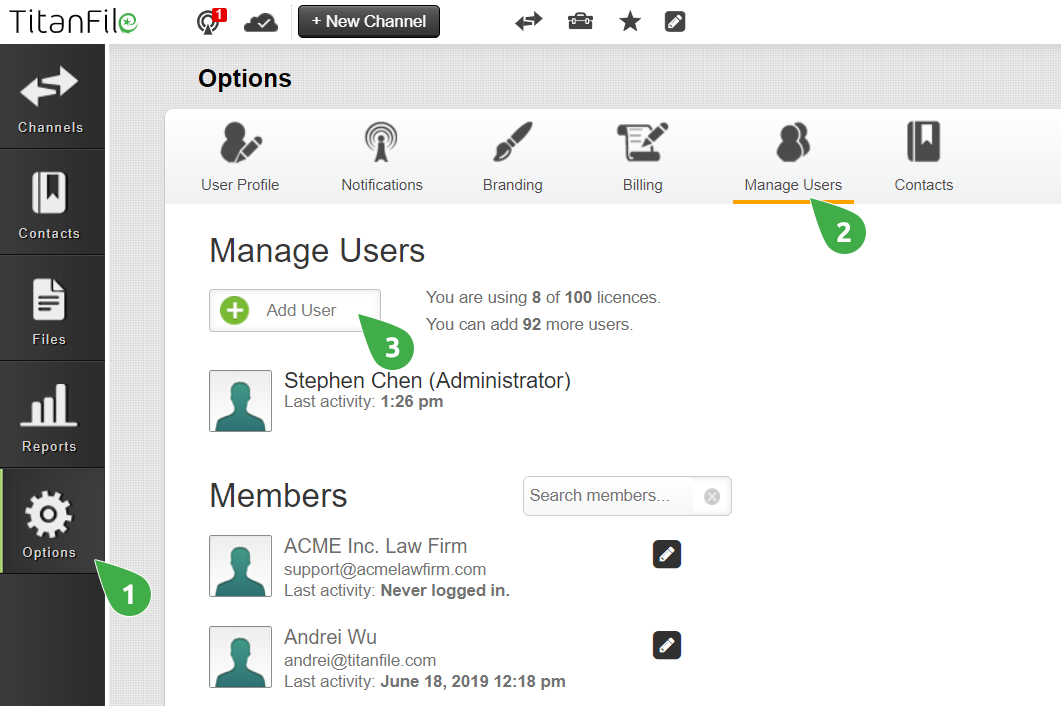 How to assign licenses in your subscription – TitanFile Support