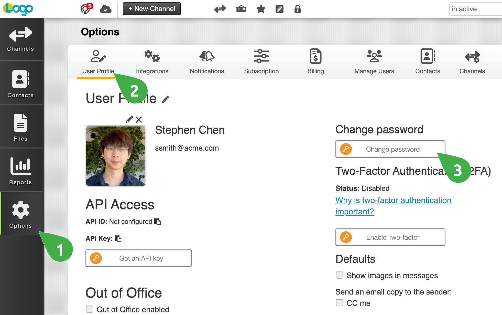 Changing your password – TitanFile Support
