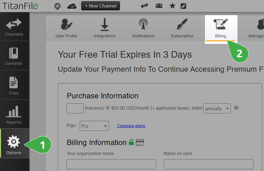 How to Upgrade Your Free Trial Account – TitanFile Support