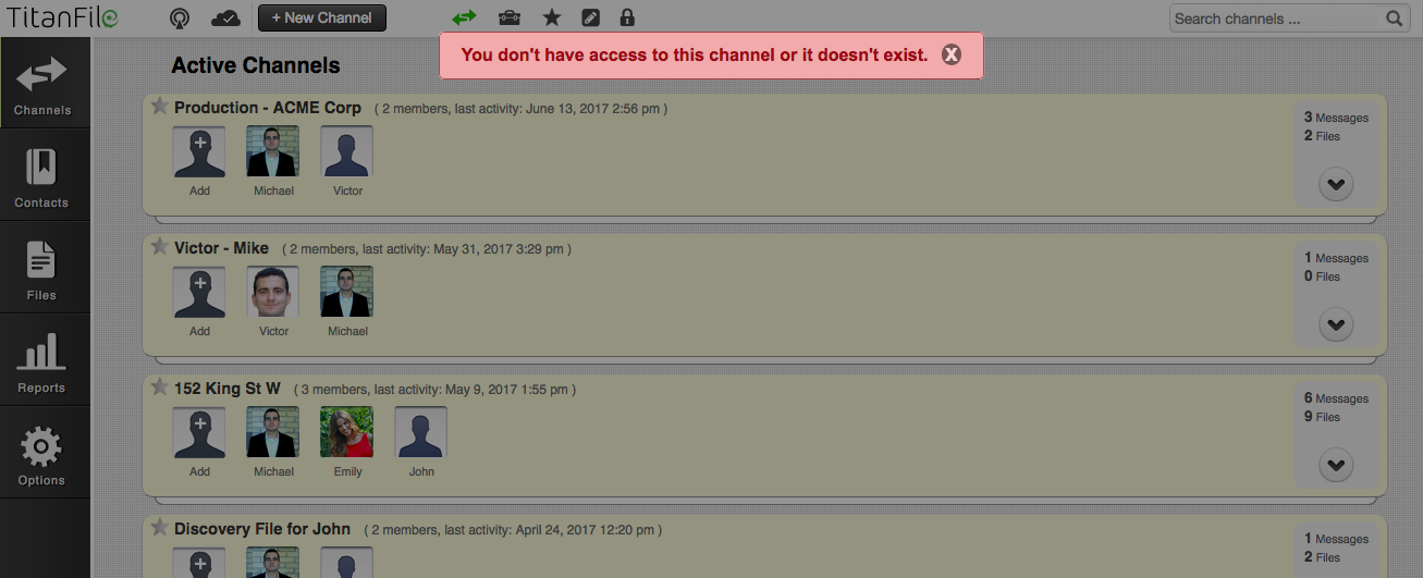 I am an existing user and my 'Access Files' button isn't working. Why ...