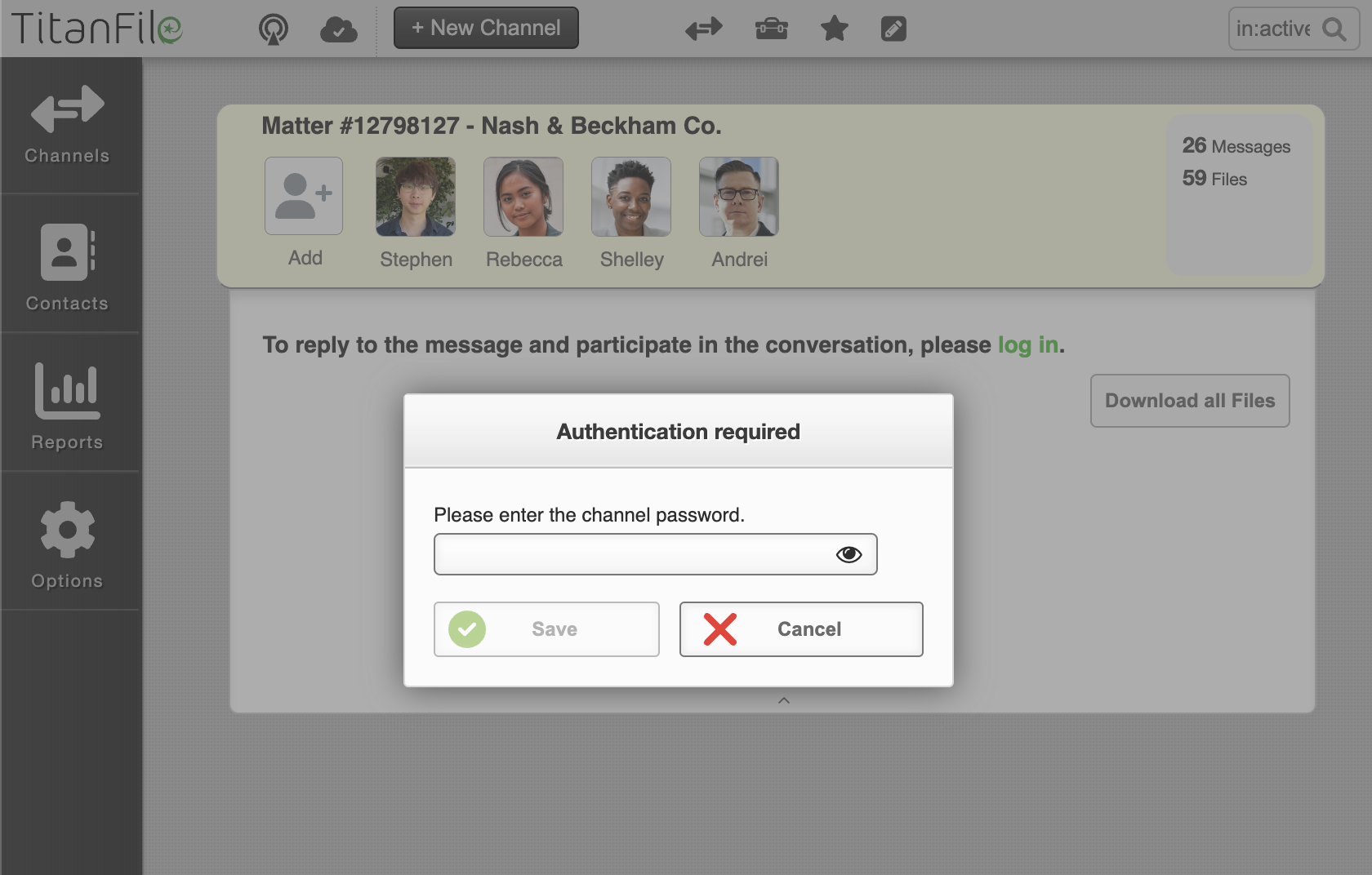 Using the Open Access option – TitanFile Support