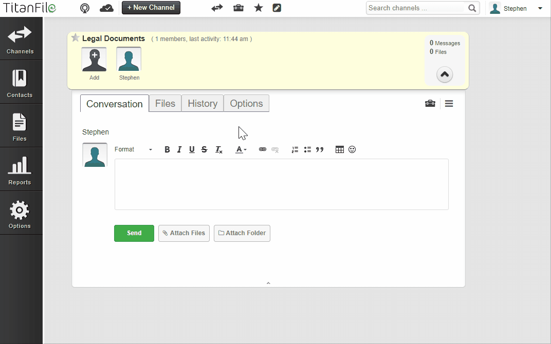 How to add a contact to a Channel – TitanFile Support