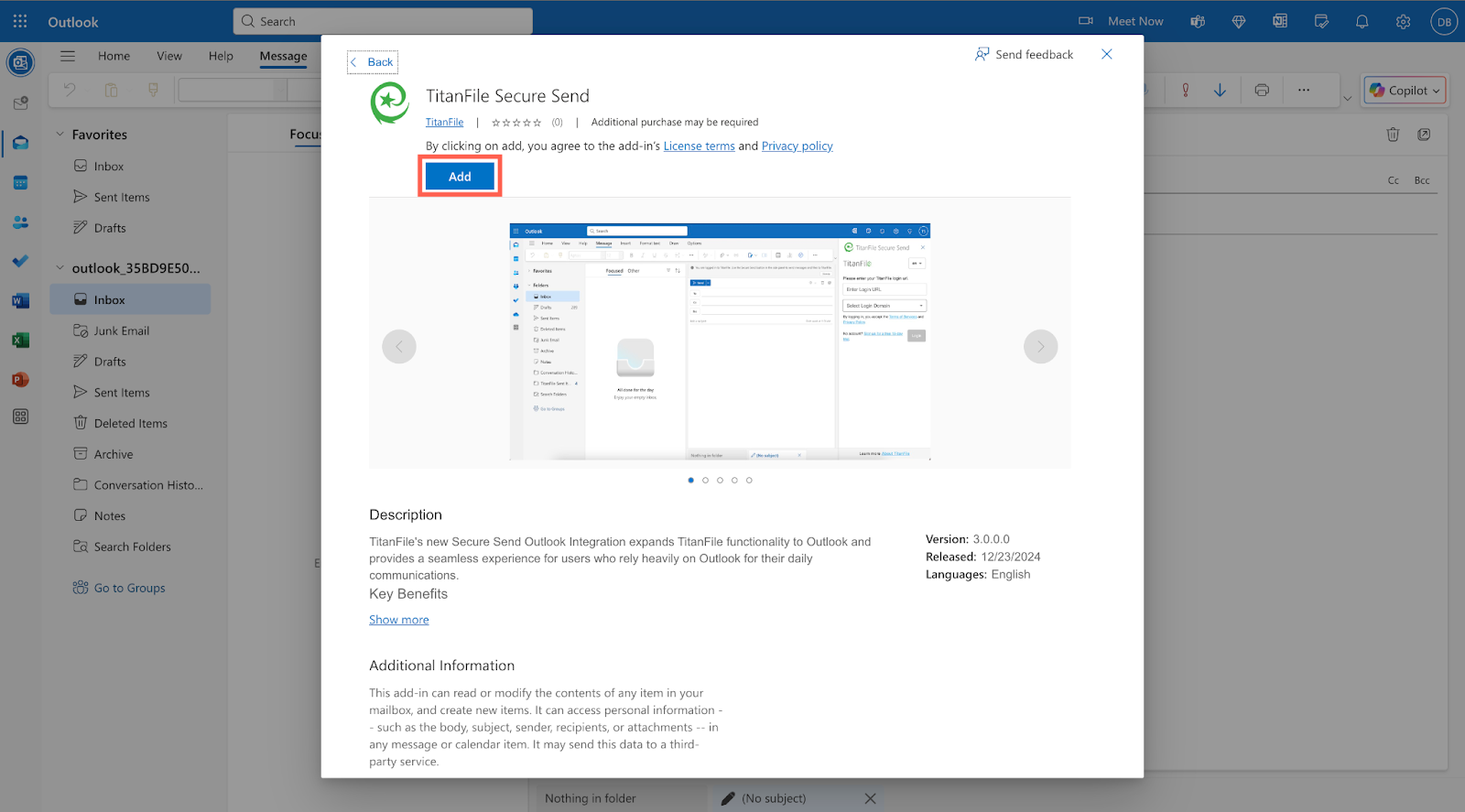 The Ultimate Guide for Secure Send for Outlook – TitanFile Support
